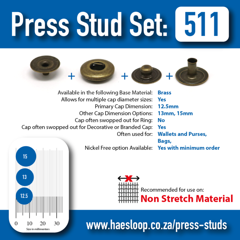 Press Studs – Haesloop Agencies